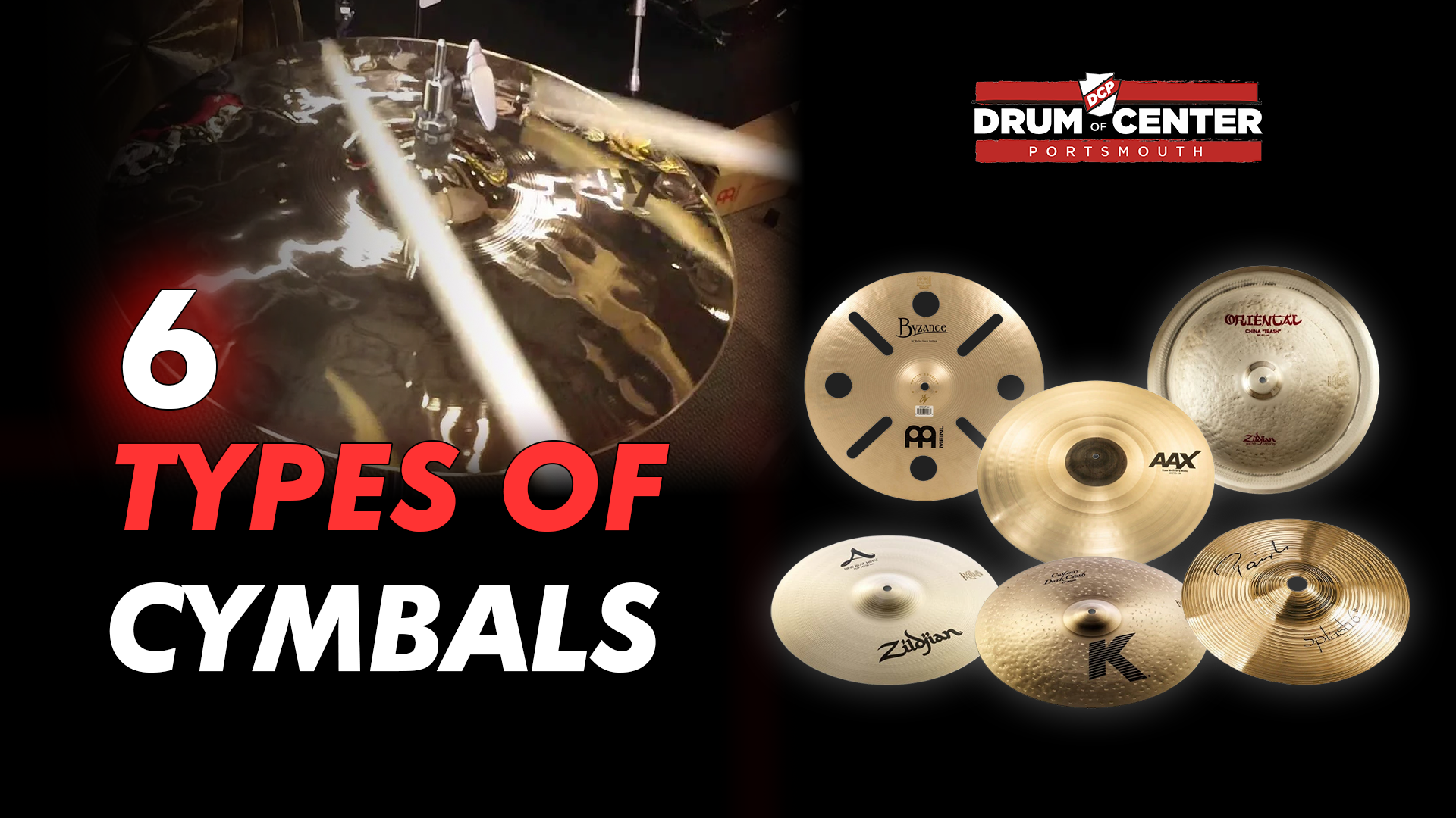 6 Types of Cymbals Explained Plus Our Go-To Favorites