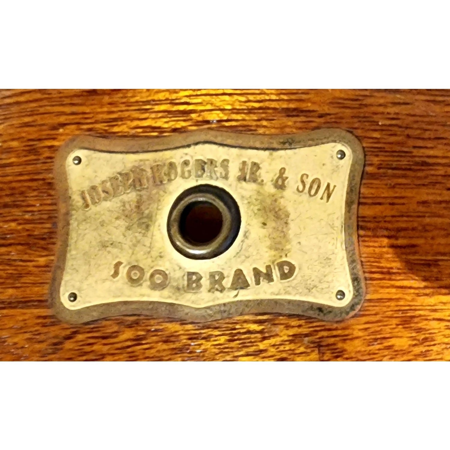 Used Vintage Joseph Rogers Jr. & Son Field Drum 14x10 w/Canvas Bag