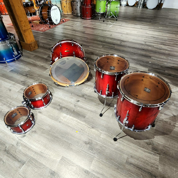 Used Pearl Session Studio Select Series 5pc Drum Set Antique Crimson ...