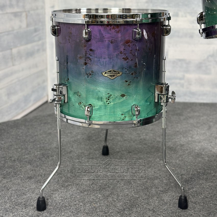 Tama Starclassic Walnut/Birch 4pc Drum Set w/22BD Nebula Mappa Burl Fa