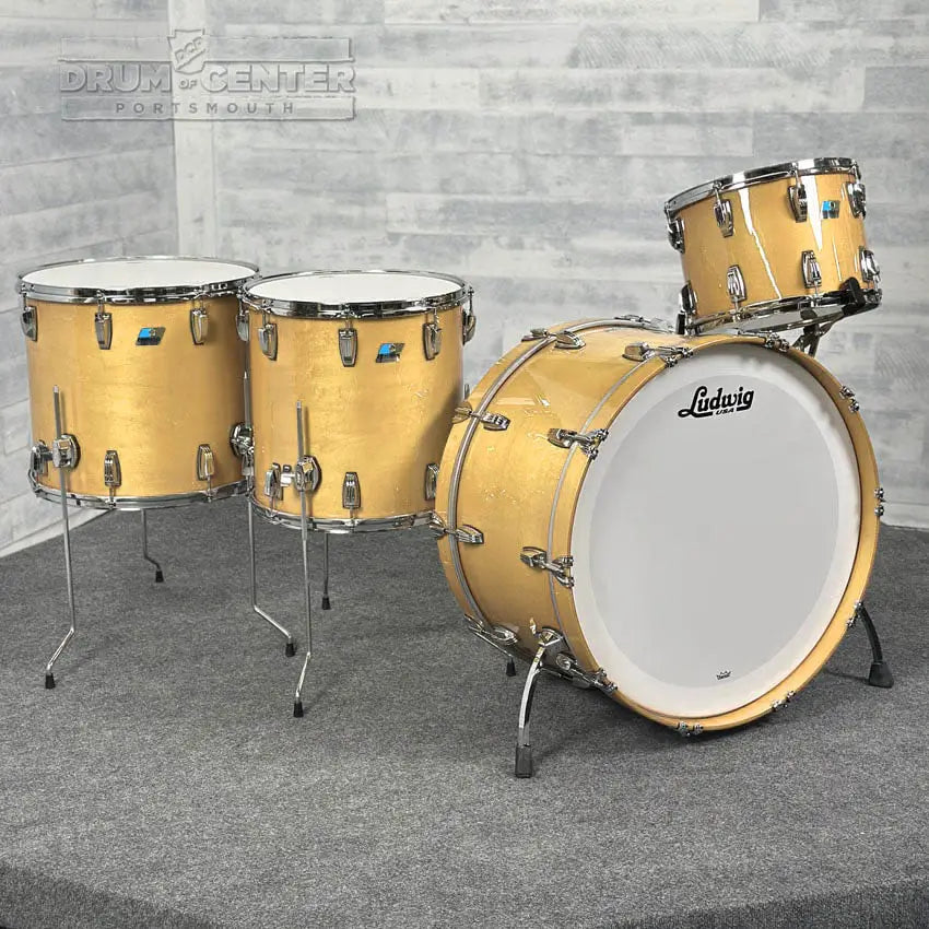 Ludwig Legacy Maple 4pc Bonham Drum Set Natural Maple