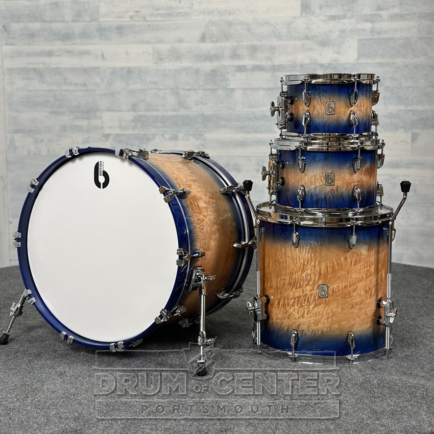 British Drum Company Founder's Reserve Birch 4pc Drum Set Peveril Shor