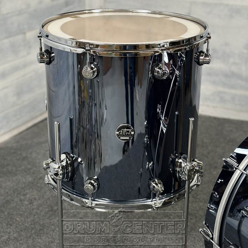 DW Performance 3pc Drum Set Chrome Shadow