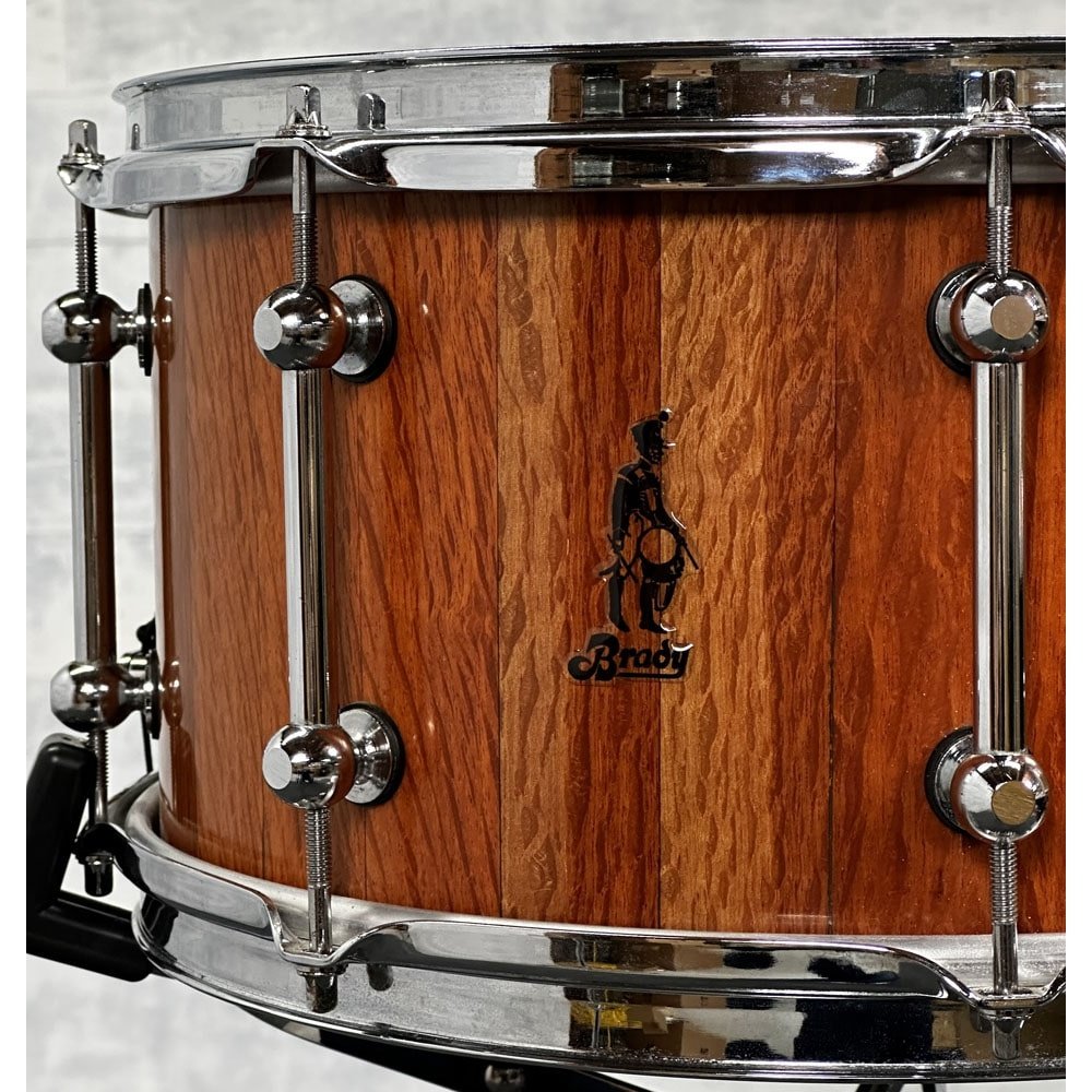 Used Brady Sheoak Block Snare Drum 13x7 - Very Good