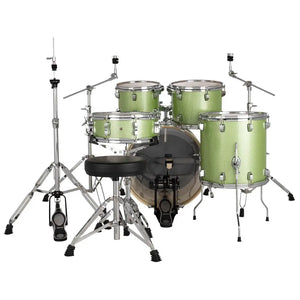 Ludwig Evolution 5pc Drum Set w/Hardware (20"BD) Mint Green Sparkle