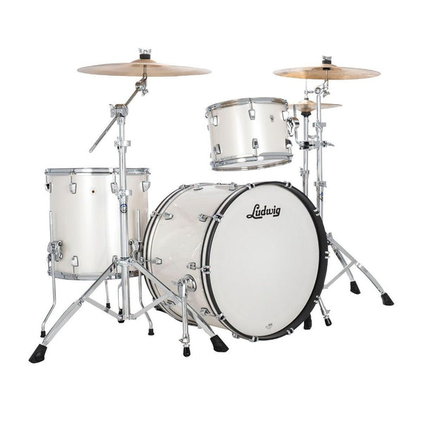 Ludwig Neusonic 3pc Fab Drum Set Silver Silk | DCP