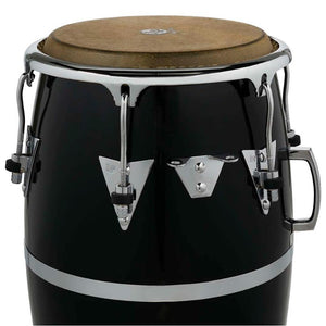 LP Patato Model Fiberglass Conga - Black with Chrome Hardware
