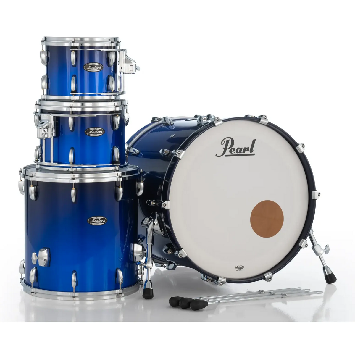Pearl Masters Maple MM6 4pc Drum Set w/22x16BD w/L-Bracket R2 Mounts ...
