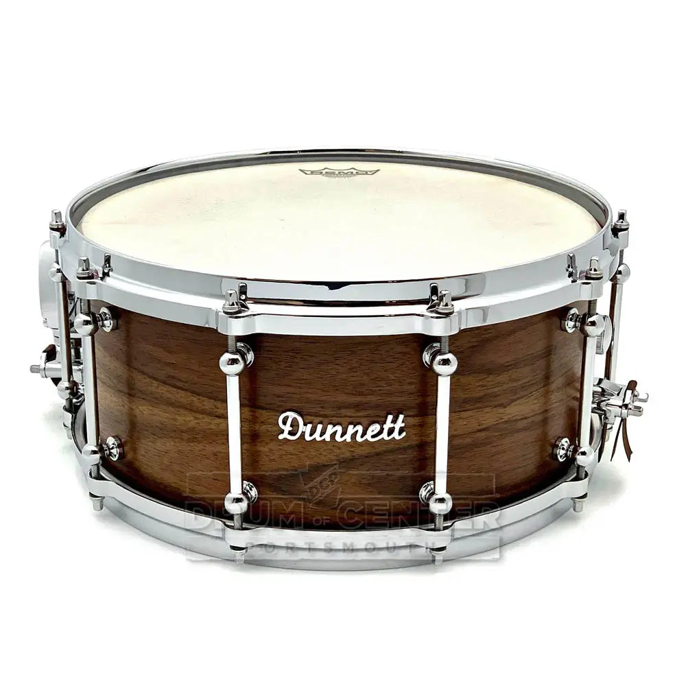 Dunnett Classic MonoPly X Walnut Snare Drum 14x6.5 10-Lug w/Die Cast H