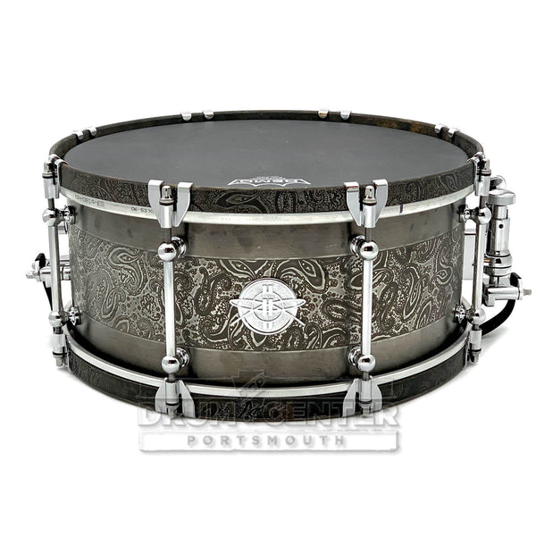 Dunnett Classic Steel Snare Drum 14x6.5 w/Shell & Hoops Engraved by ...