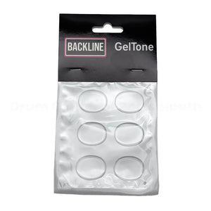 Backline Geltone Drum Dampener, Oval EQ 6pack Clear