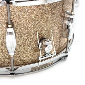 George Way Tuxedo Studio Snare Drum 14x7 Champagne Sparkle