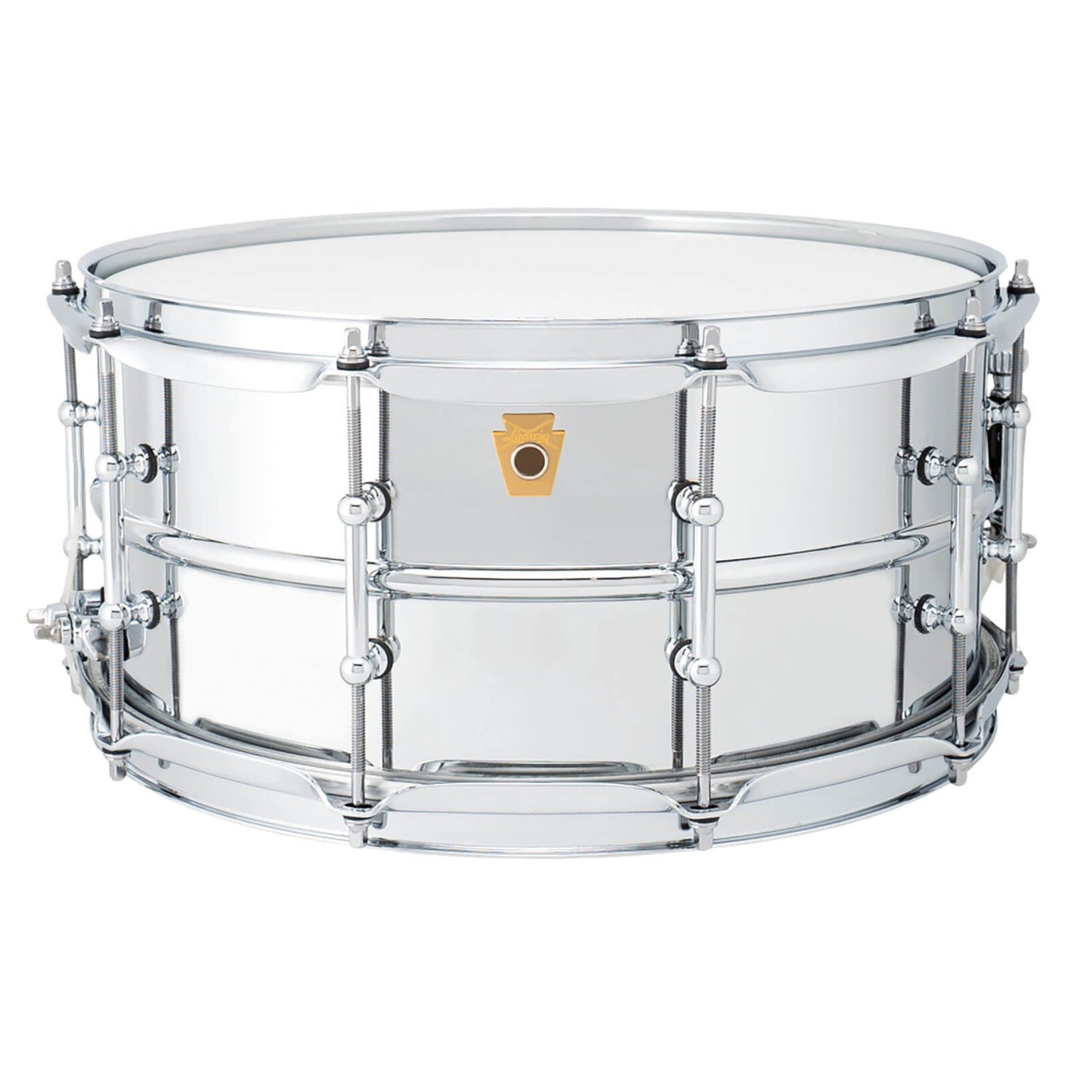 Ludwig LB402BT Supraphonic Chrome Over Brass Snare Drum 14x6.5 w/Tube ...
