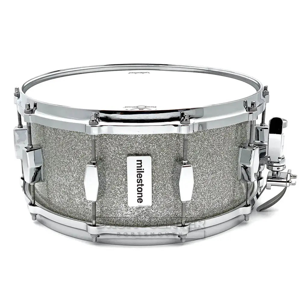 Milestone Founder's Model Fiberglass Composite Snare Drum 14x6.5 10-Lug ...