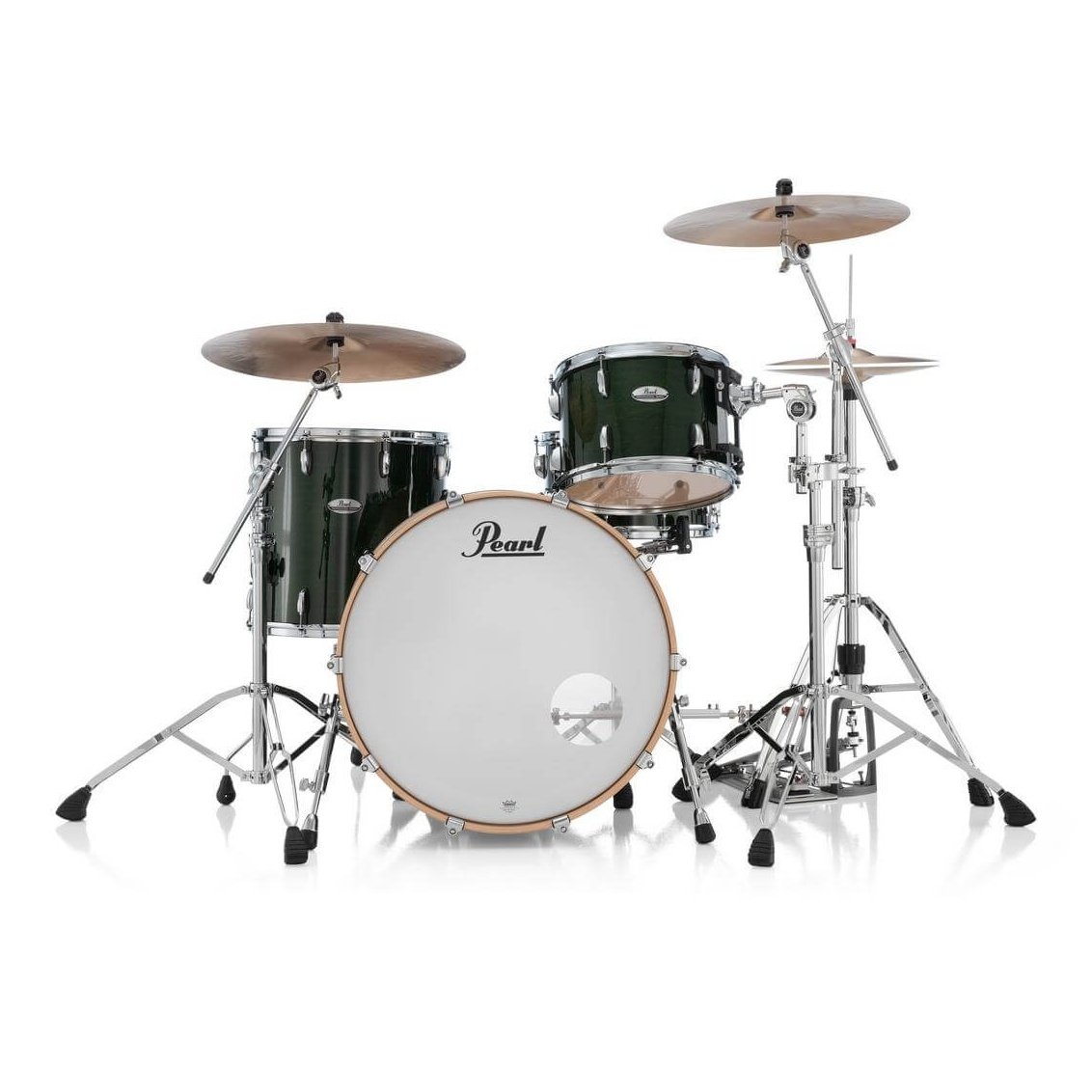 Pearl Professional Maple 3pc Drum Set 24/13/16 Emerald Mist (w/Virgin
