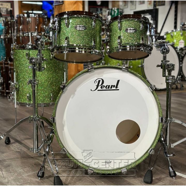 Pearl Masters Maple MM6 4pc Drum Set w/ R2 Mounts Shimmer of Oz