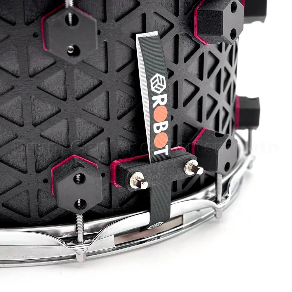 Robot Drum Company Kumiko Snare Drum 14x8 Black Satin