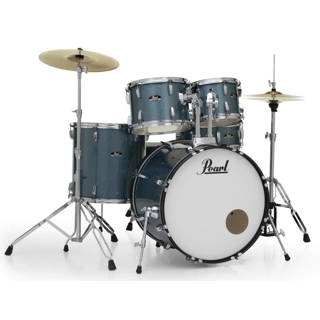 Pearl Roadshow 5pc Drum Set w/BRD1 Cymbals & FREE Cymbal Stand Aqua Bl