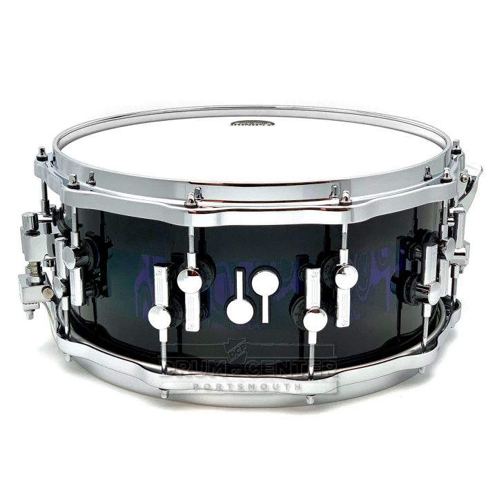 Sonor SQ2 Maple Medium Snare Drum 14x6.5 Violet Tribal Stripes – Drum ...