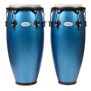 Toca Synergy Wood Conga Set 10" & 11" Matte Ocean Blue