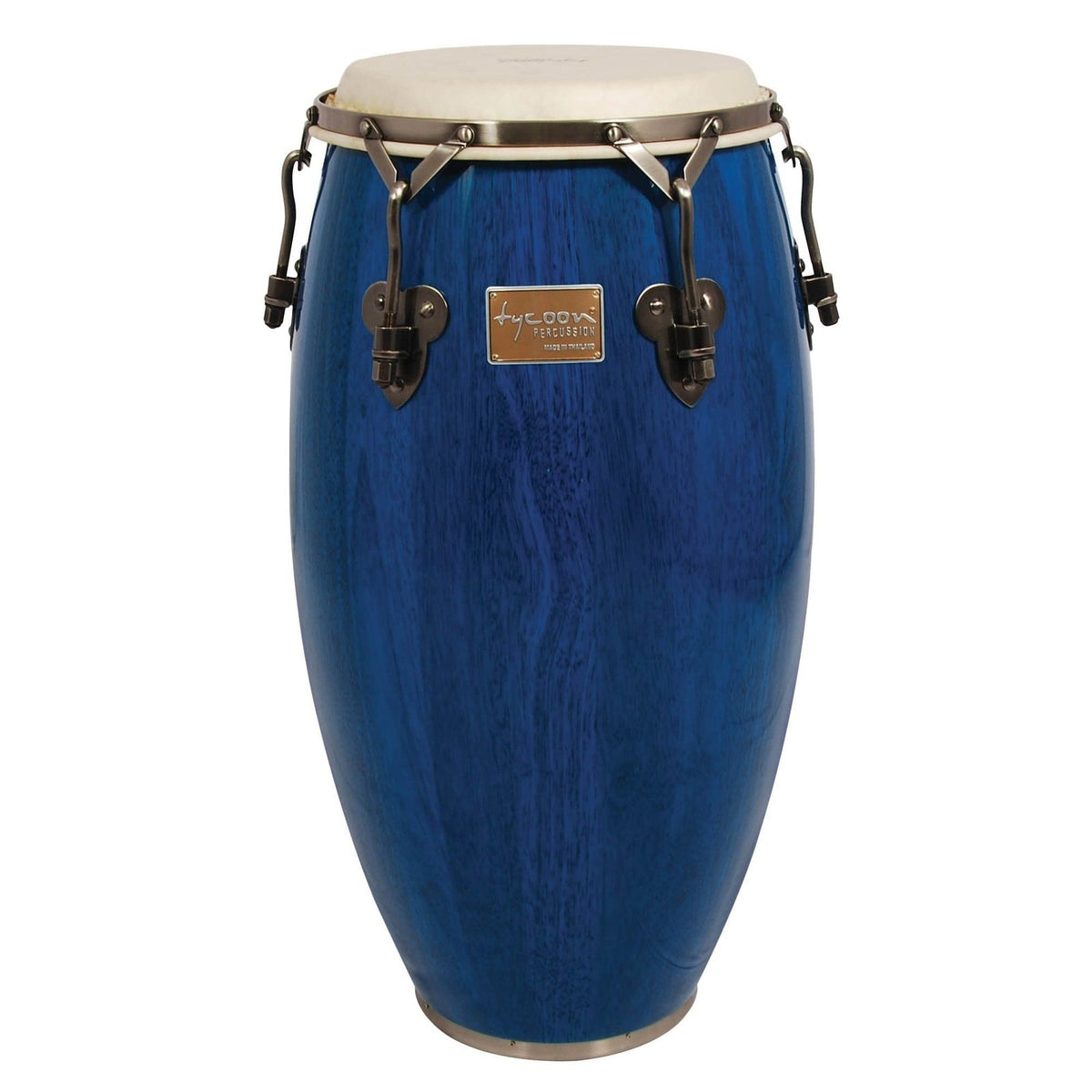Tycoon Percussion 11 3/4 Signature Classic Series Blue Conga w/Matchin ...