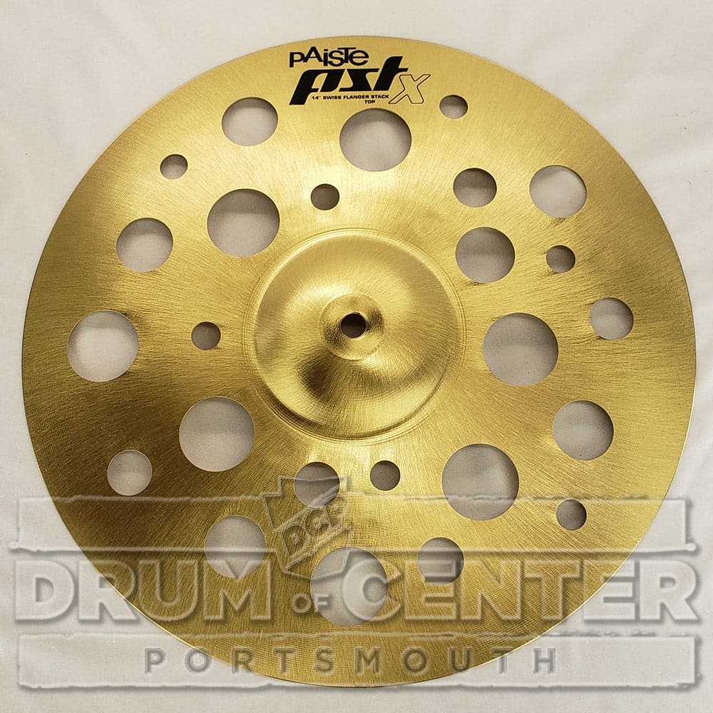 Paiste PST X Swiss Flanger Stack Top 14" – Drum Center Of Portsmouth