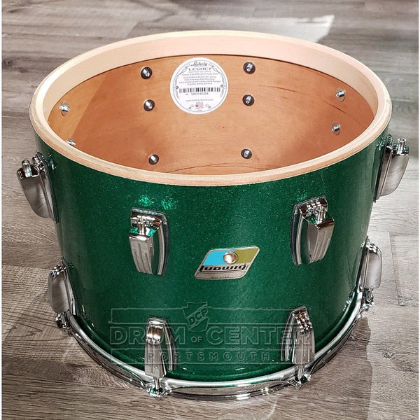 Ludwig Legacy Mahogany 4pc Bonham Drum Set Green Sparkle | DCP
