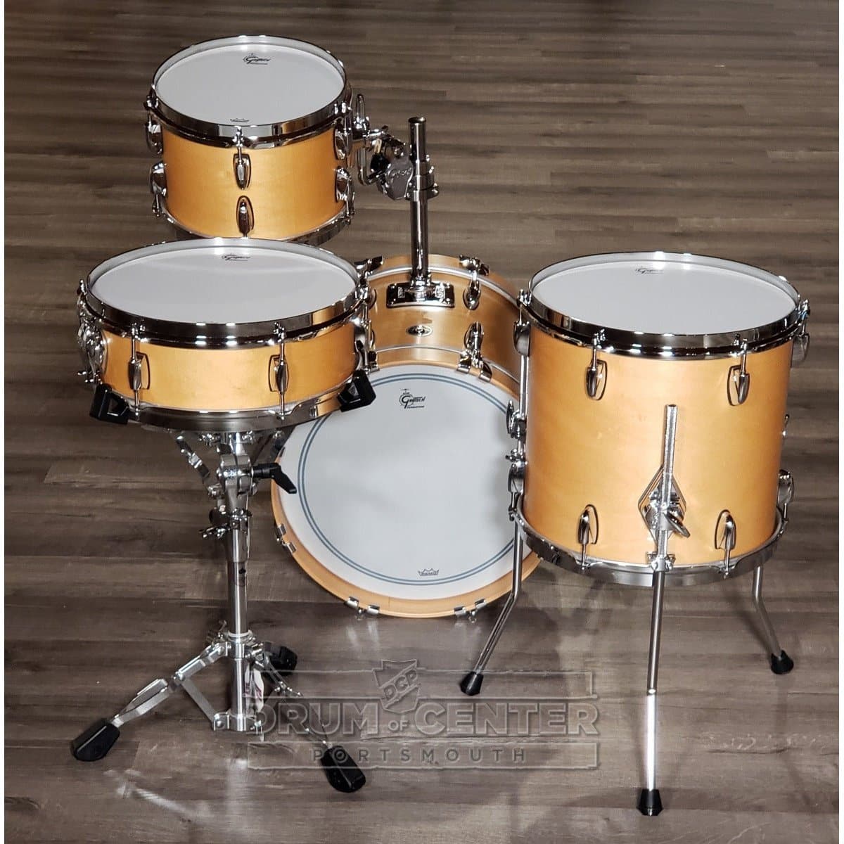 Gretsch Brooklyn 4pc Micro Drum Set Satin Natural