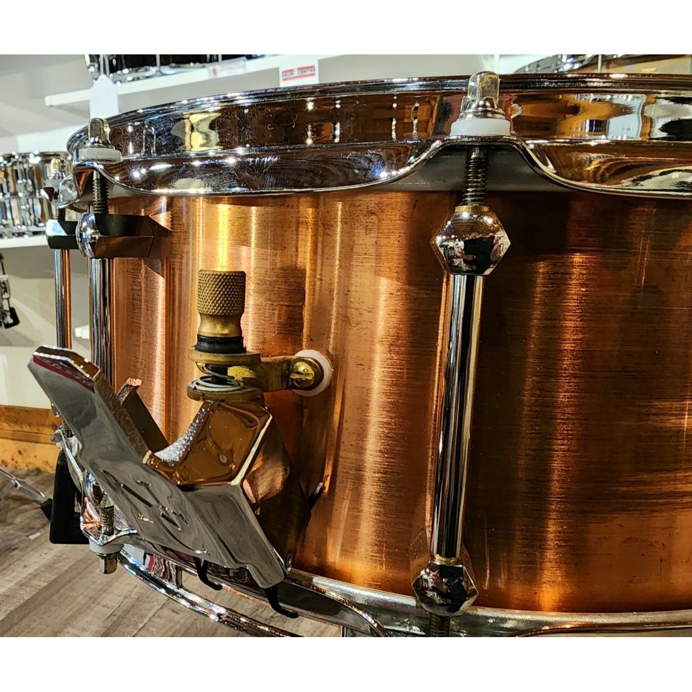 Used Noble & Cooley Copper Snare Drum 14x6