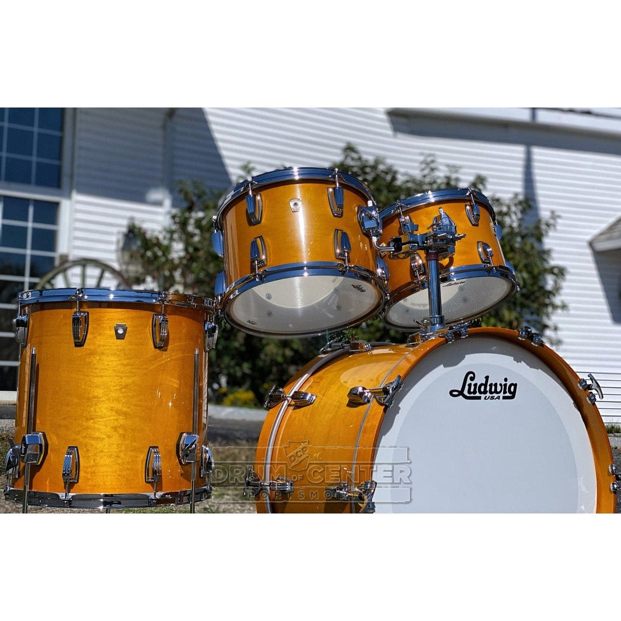 Ludwig Legacy Maple 4pc "Get Back" Drum Set Golden Slumbers
