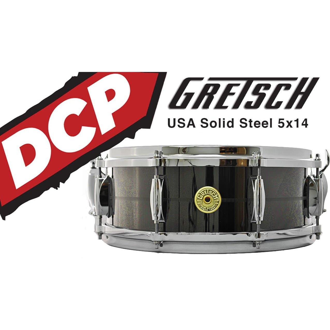 Gretsch G4160SS USA Solid Steel Snare Drum 14x5 | DCP
