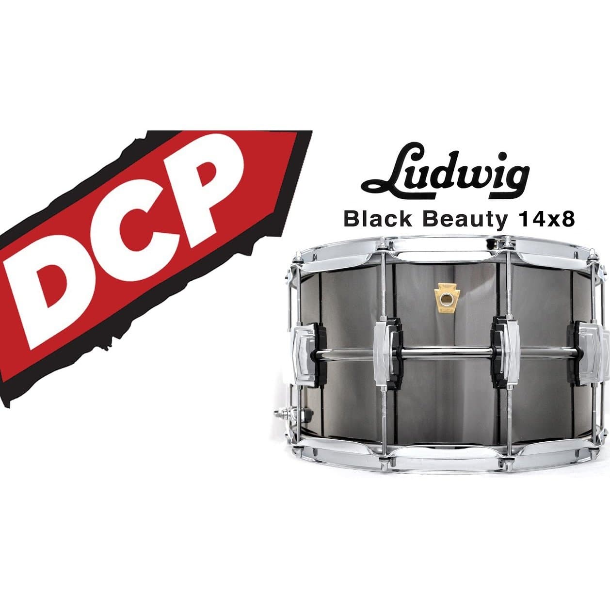 Ludwig LB408 Black Beauty Snare Drum 14x8 | DCP