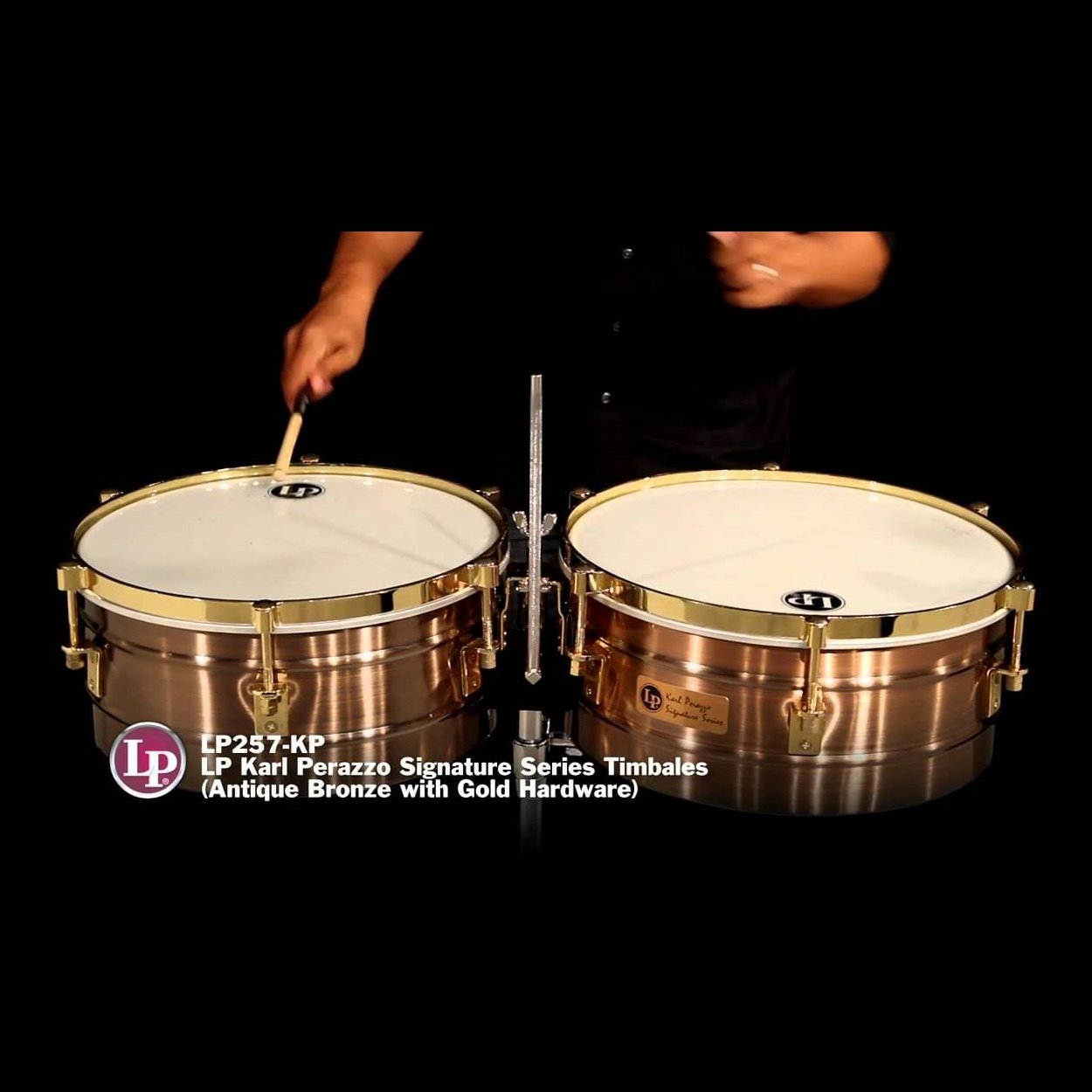 LP Karl Perazzo Signature Series Timbales/Antique Bronze | DCP