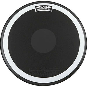 Aquarian Superkick III Bass Drumhead 18 Black