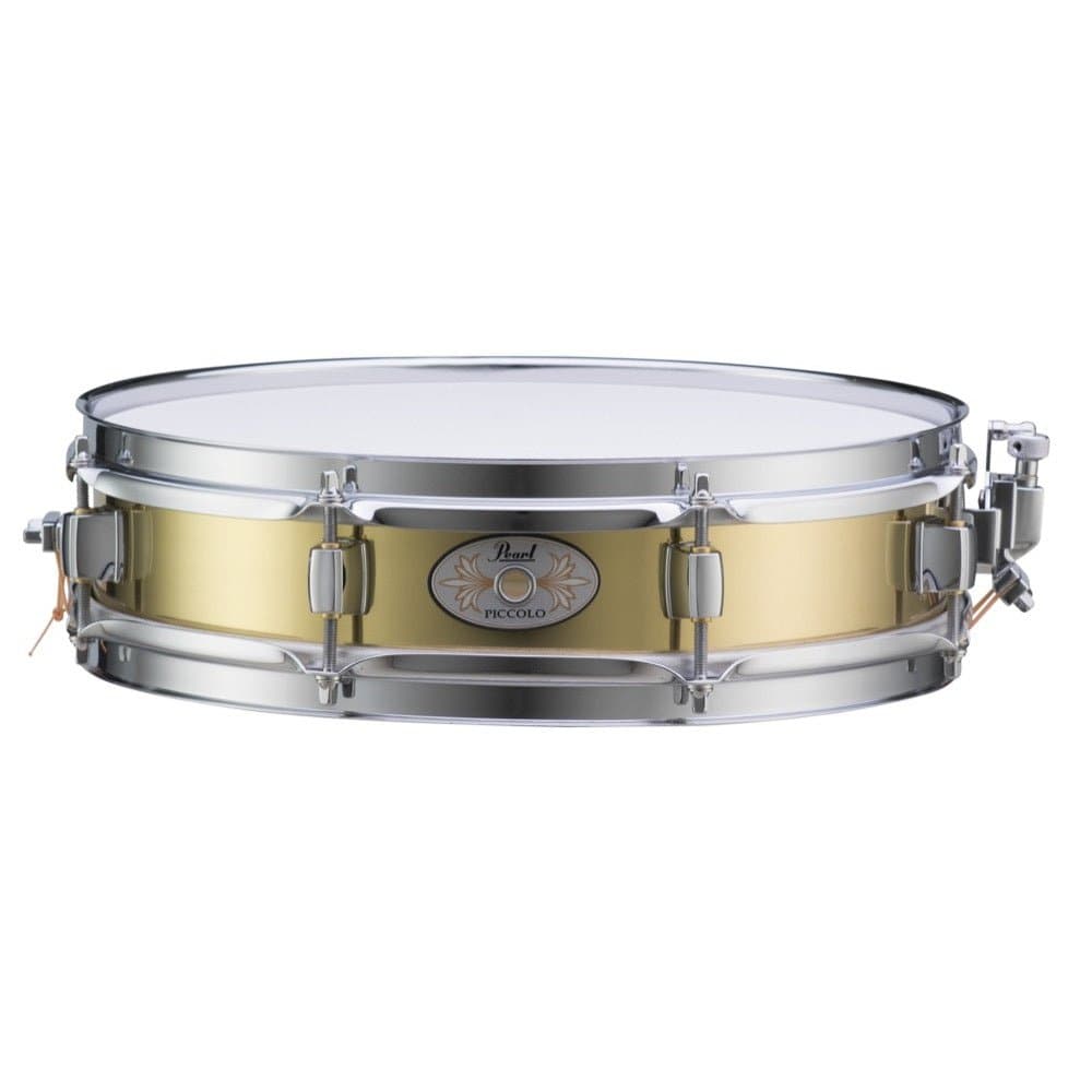 Pearl Brass Shell 13x3 Piccolo Snare Drum | DCP