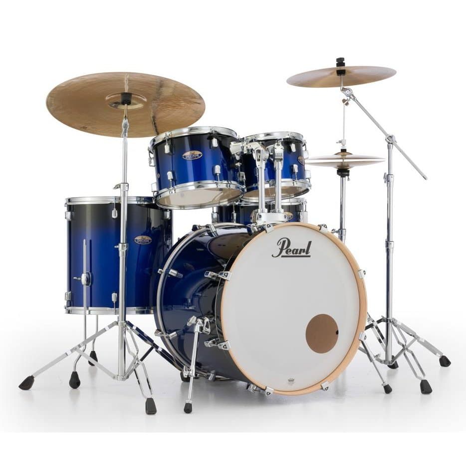 Pearl Decade Maple 5pc Drum Set w/22bd Kobalt Blue Fade – Drum Center ...