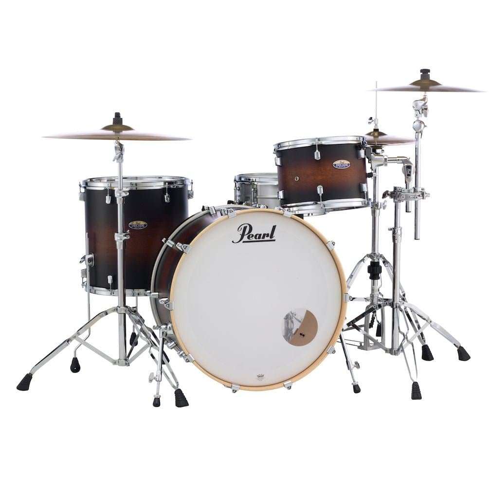 Pearl Decade Maple 3 pc. Drum Set Satin Brown Burst | DCP