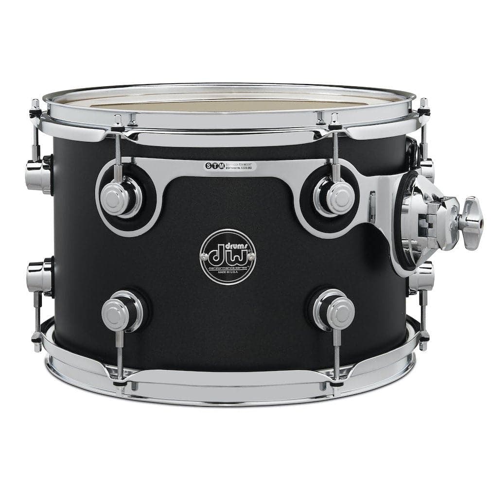 DW Performance Series 12x8 Tom - Hard Satin Charcoal Metallic – Drum ...