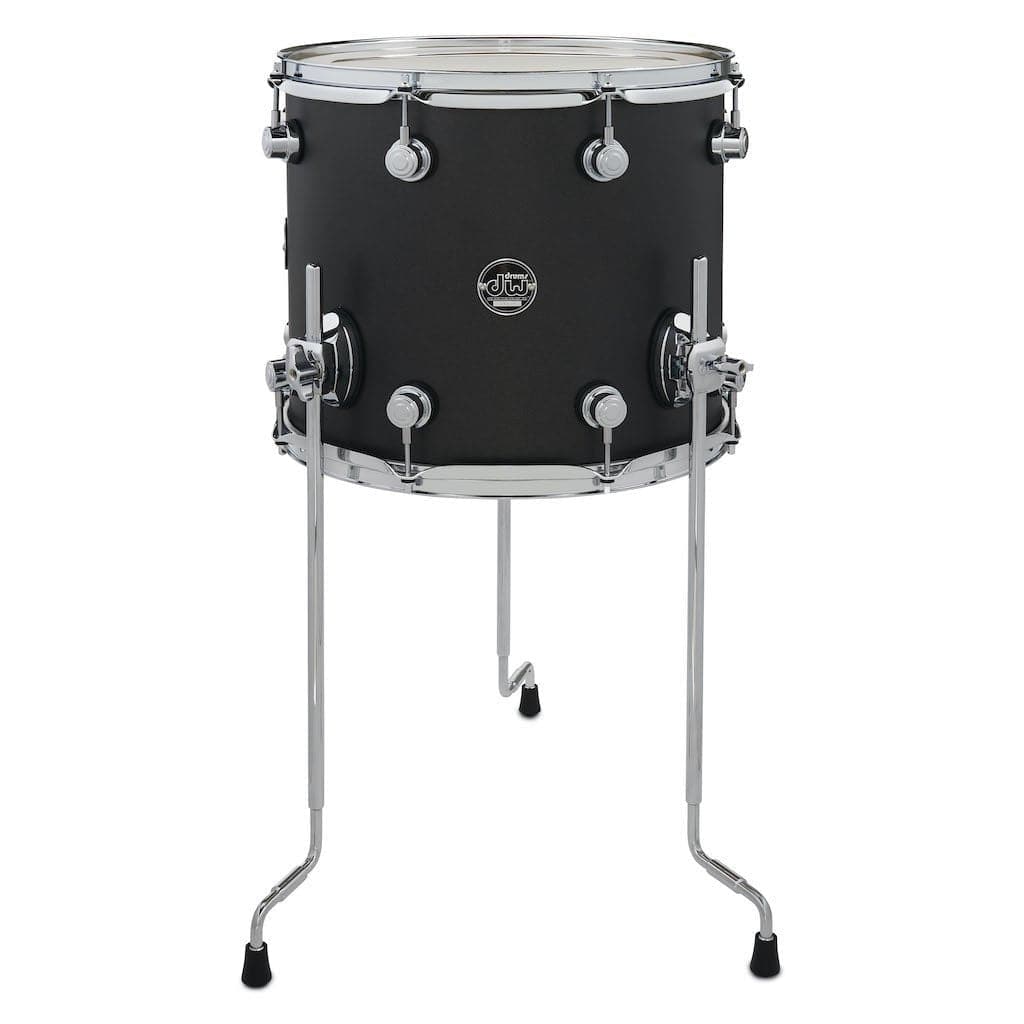 DW Performance Series Floor Tom 14x12 - Hard Satin Charcoal Metallic