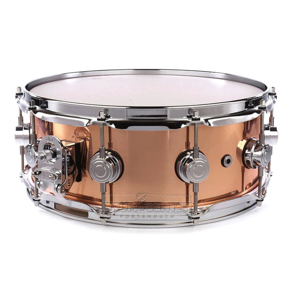 DW Collectors Copper Snare Drum 14x5.5 Chrome Hardware – Drum Center Of ...