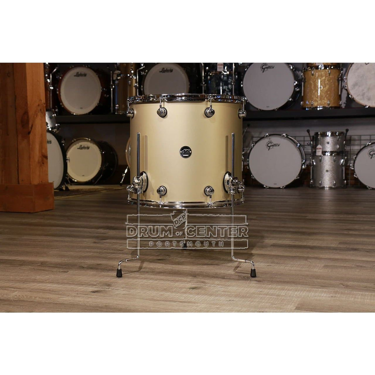 DW Performance Floor Tom 18x16 Hard Satin Gold Mist | DCP
