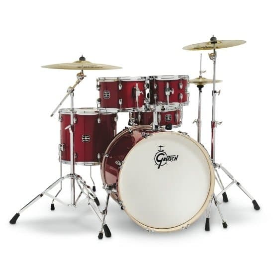 Gretsch Energy 5pc Drum Set w/Cymbals Candy Apple Sparkle | DCP