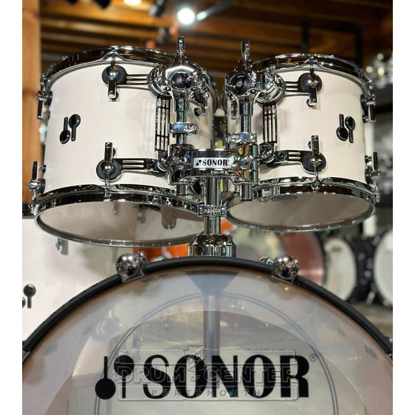 Sonor SQ2 Medium Birch "Sonorlite" Formula 5pc Drum Set Creme White ...