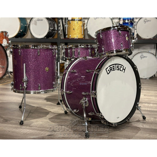 Gretsch Broadkaster 4pc Drum Set Purple Glass Glitter | DCP