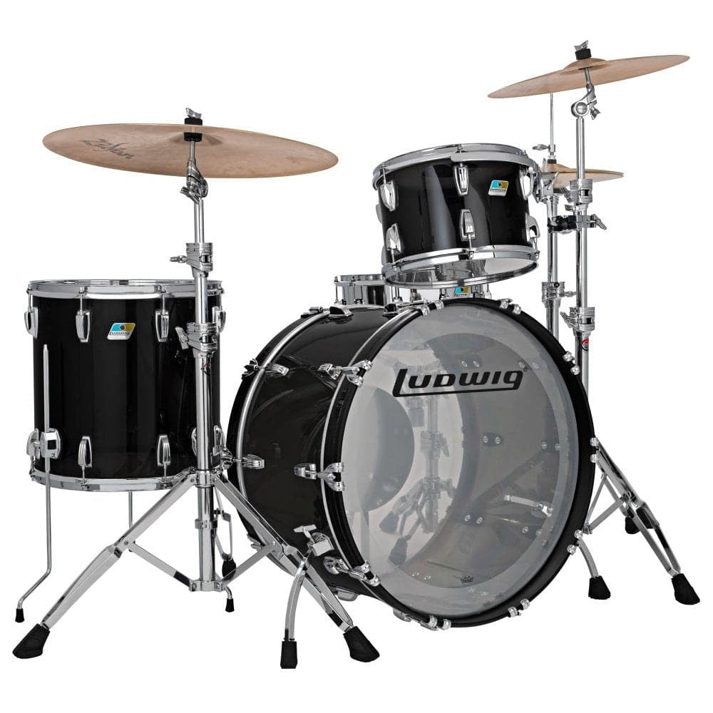 Ludwig Vistalite Pro Beat 3pc Drum Set Smoke