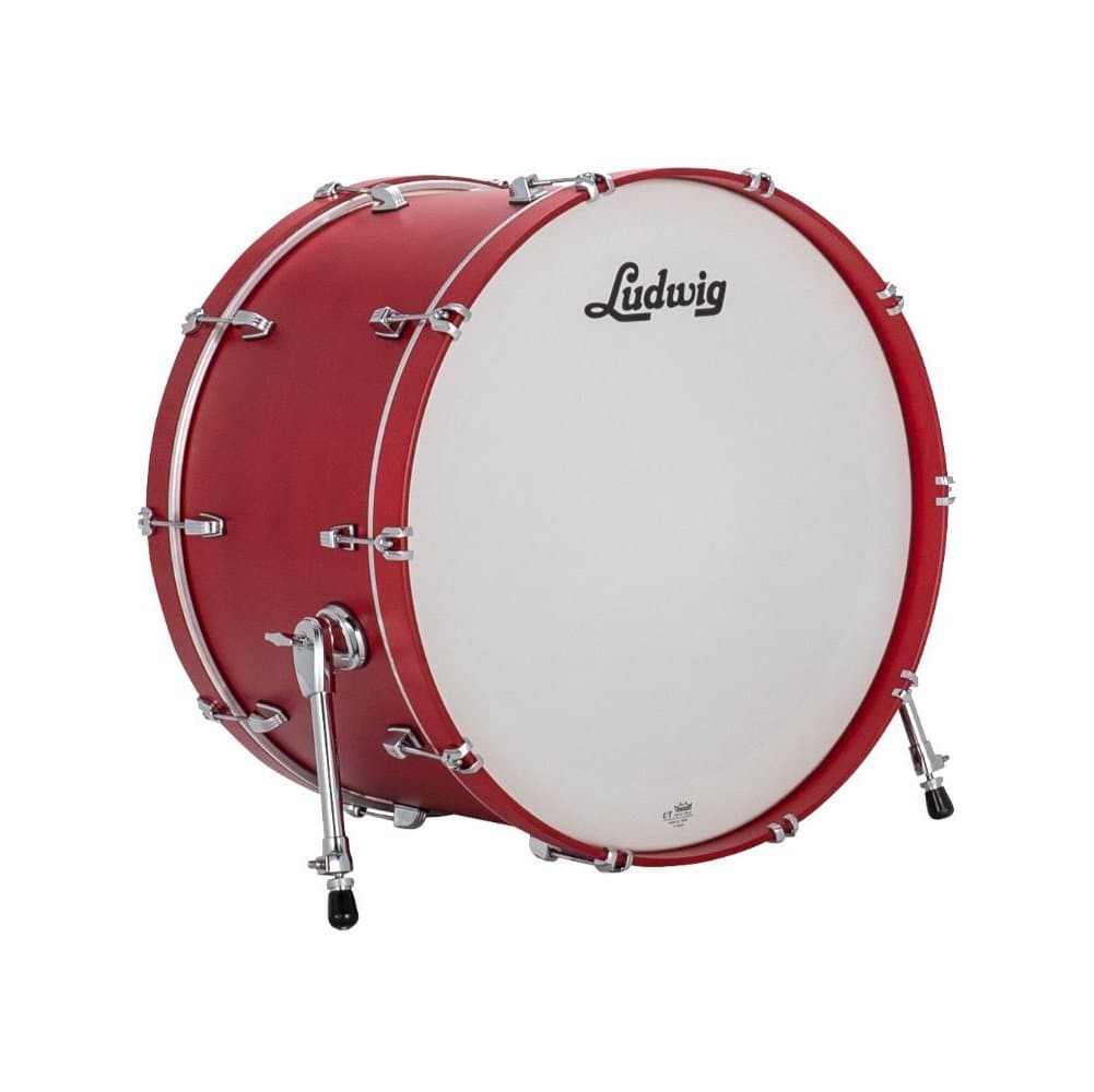 Ludwig Neusonic Bass Drum 24x14 Satin Diablo Red – Drum Center Of ...