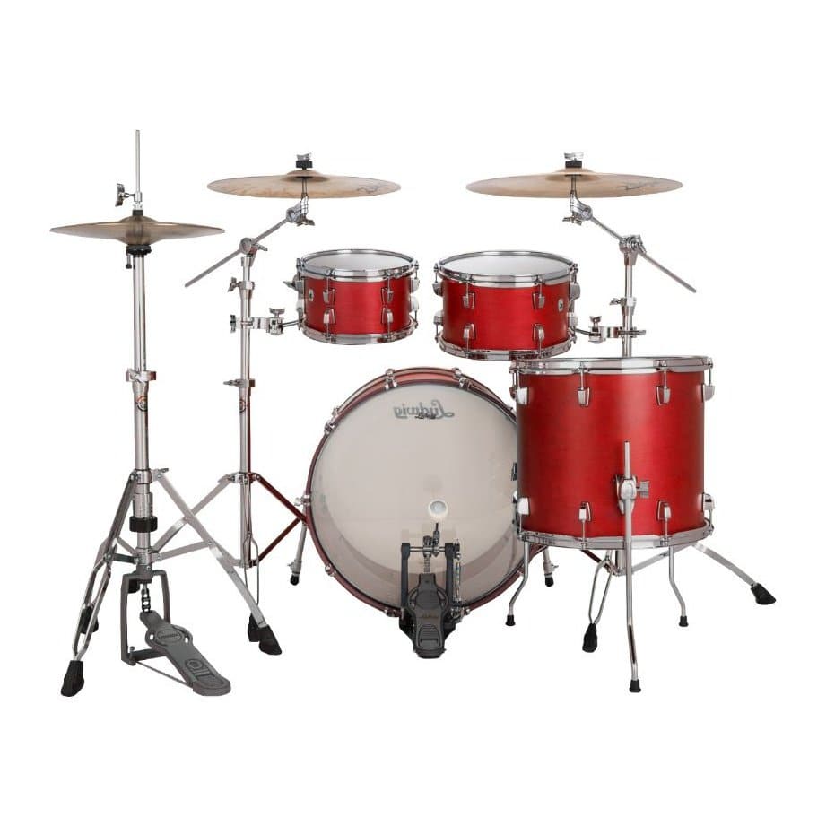 Ludwig Neusonic Rapid MOD2 4pc Drum Set Satin Diablo Red