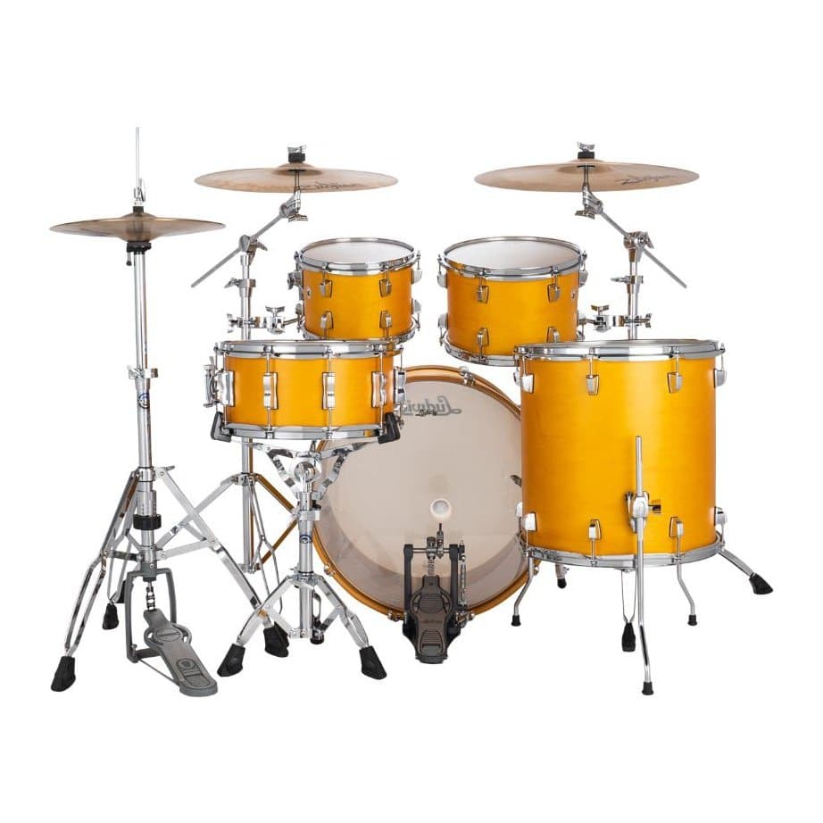Ludwig Neusonic MOD2 4pc Drum Set Satin Golden Slumbers | Drum Center ...