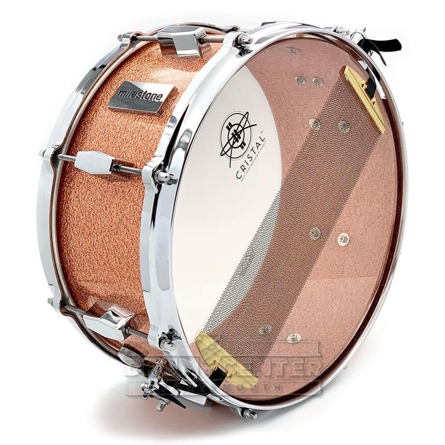 Milestone Founder's Model Fiberglass Composite Snare Drum 14x6.5 Coppe