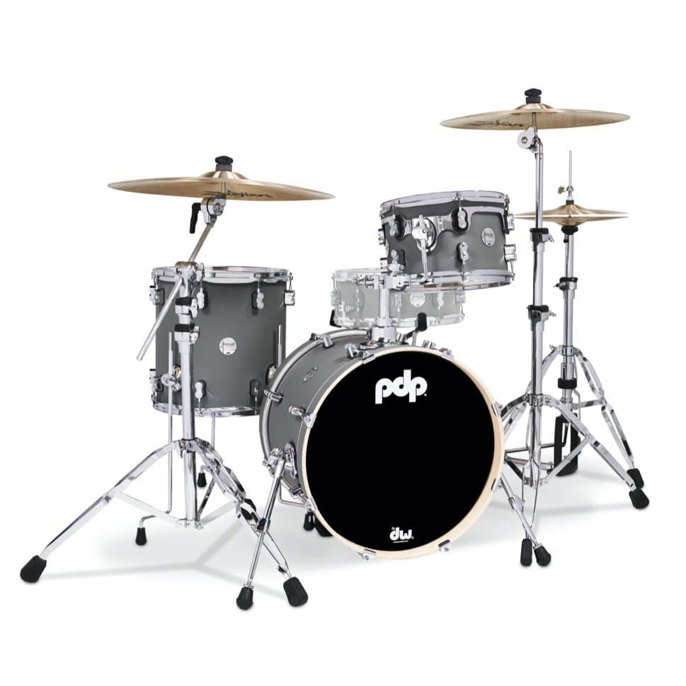 PDP Concept Maple 3pc Bop Drum Set Satin Pewter